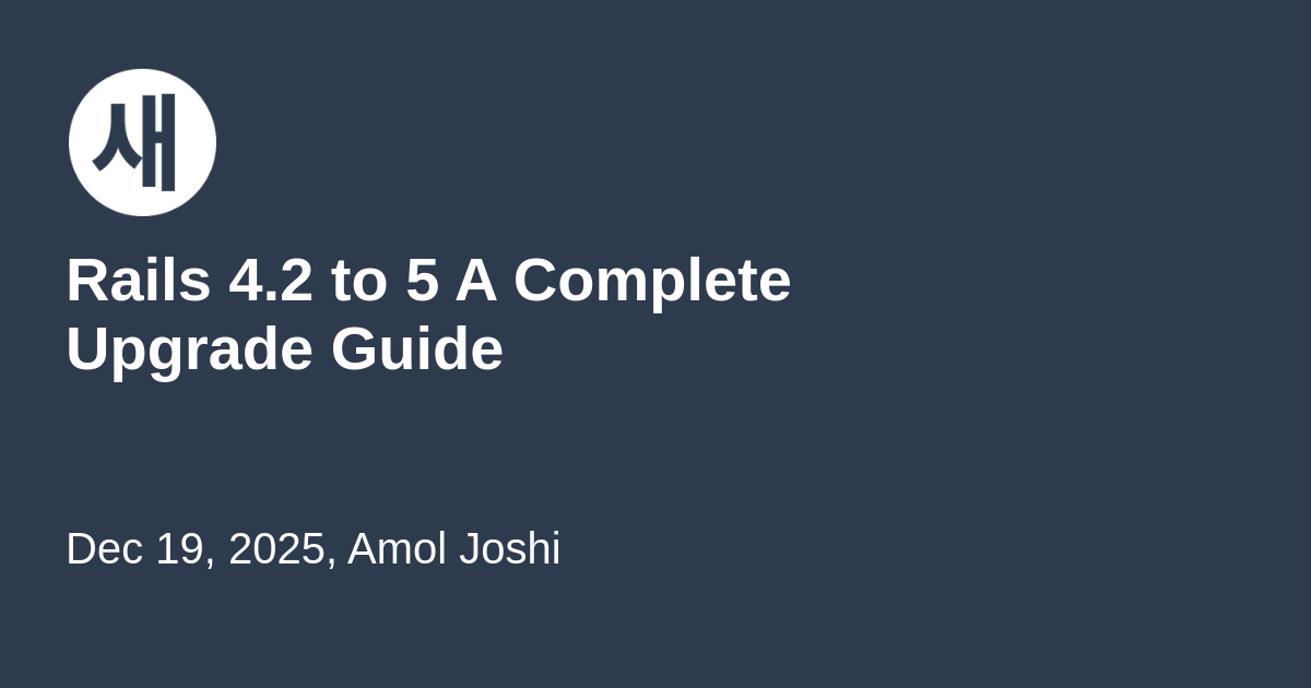 Rails 4.2 to 5 A Complete Upgrade Guide | Saeloun Blog